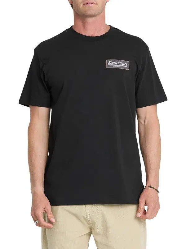 Quiksilver Oldie Graphic T-shirt - Black