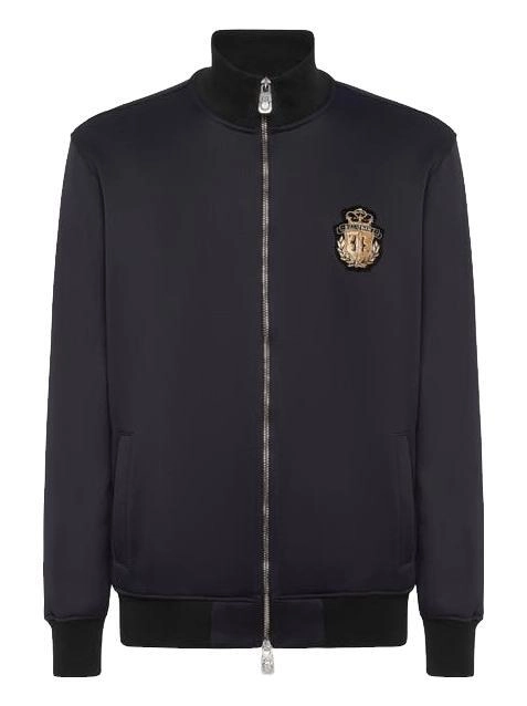 BILLIONAIRE Tracksuit Jacket Ls Crest - Black
