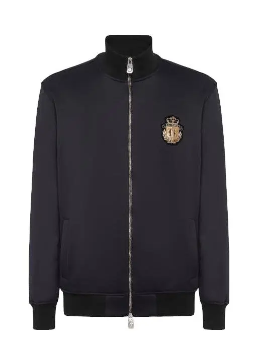 BILLIONAIRE Track Jacket Ls Crest - Black