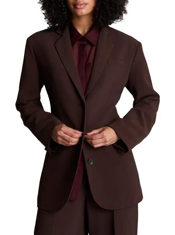 KENNETH COLE Boyfriend Blazer - Medium Bark