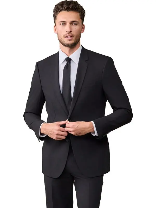 THE BLACK TUX Essential Suit Jacket - Black