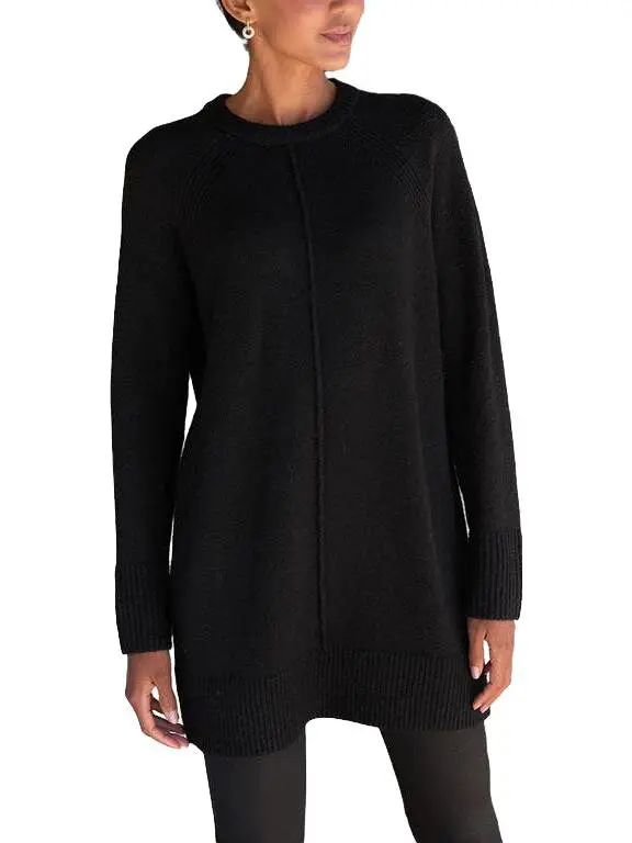 LASCANA Basic Tunic Sweater - Black