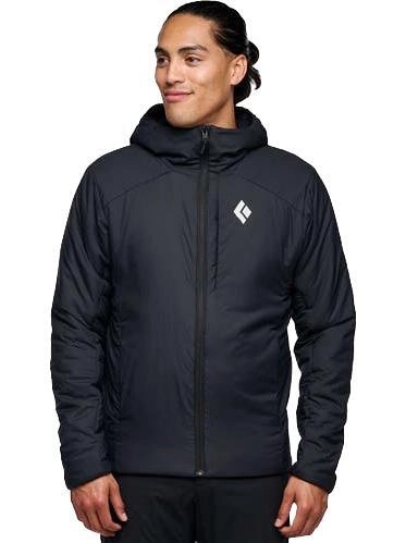 BLACK DIAMOND First Light Stretch Hooded Jacket - Black