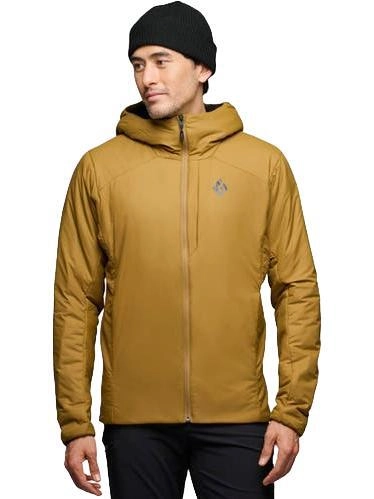 BLACK DIAMOND First Light Stretch Hooded Jacket - Flax
