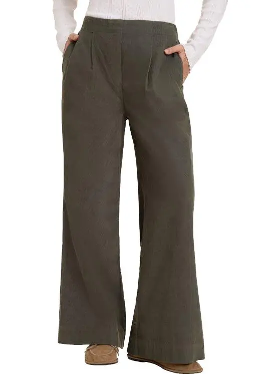 NZ BY NIC AND ZOE Wide Leg Baby Corduroy Pants - Briar