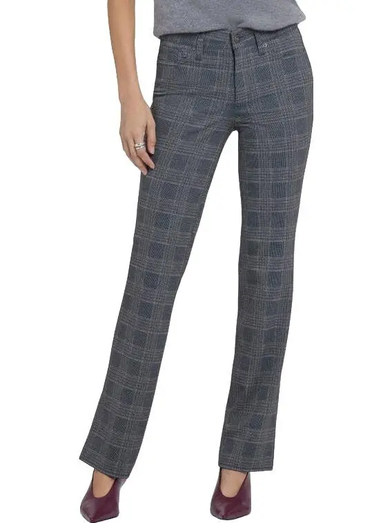 NYDJ Sculpt-her™ Marilyn Glen Plaid Straight Leg Ponte Pants - Phoebe Plaid
