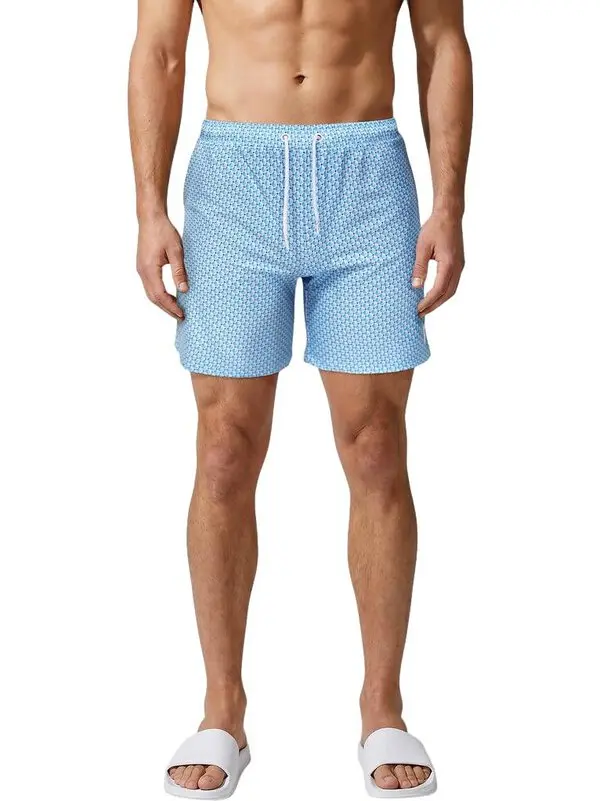 MOSMANN AUSTRALIA Monte Carlo Swim Shorts - Blue