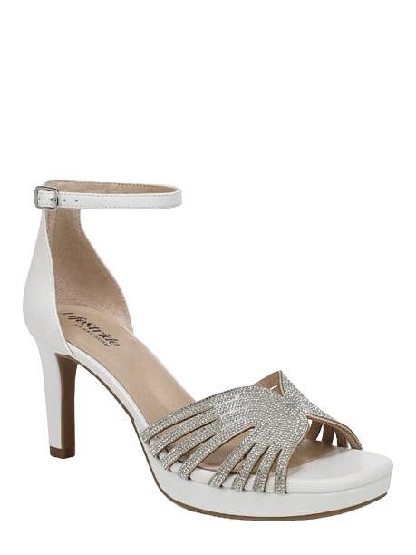 LIFESTRIDE Glamorous Platform Sandal - Bright White