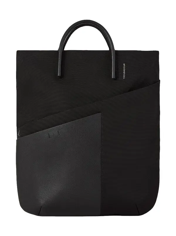 TROUBADOUR Arc Tote Backpack - Black