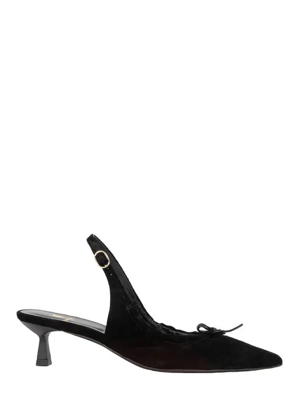 BOBBIES Gigi Pump Slingbacks - Black