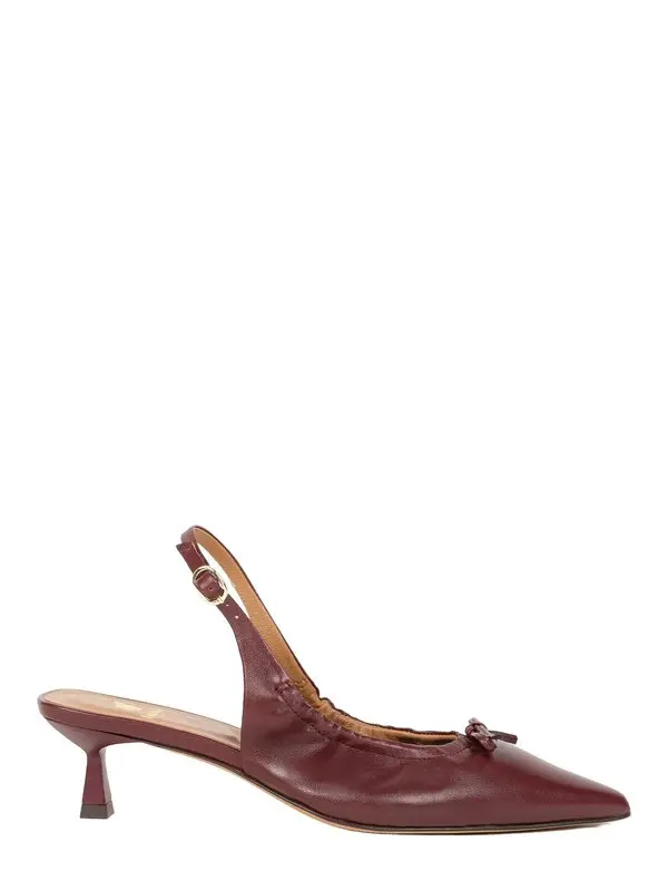 BOBBIES Gigi Pump Slingbacks - Garnet