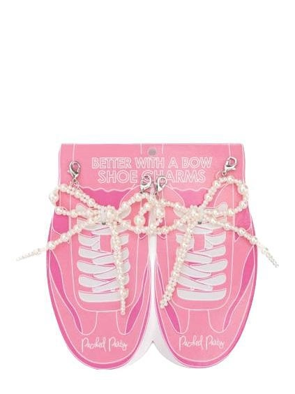 PACKED PARTY Better With A Bow Pearl Shoe Charms - Multicolor