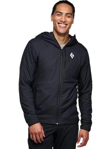 BLACK DIAMOND First Light Hybrid Hooded Jacket - Black