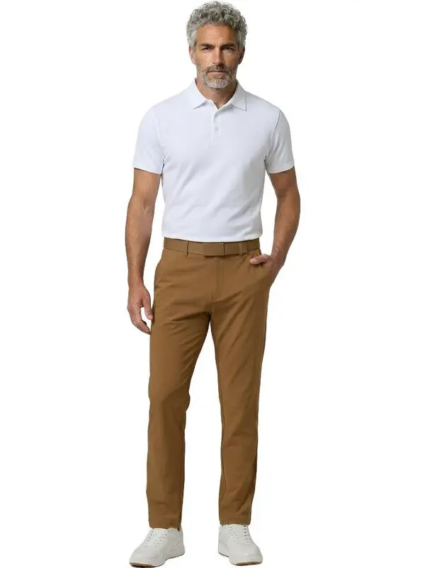 BLANCO CLOTHING Classic Golf Pant Straight Leg Ts - Foxtrot Brown