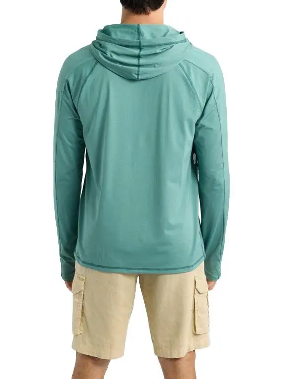 Tommy Bahama Hooded Rashguard With Upf 50+ Sun Protection - Dk Spa