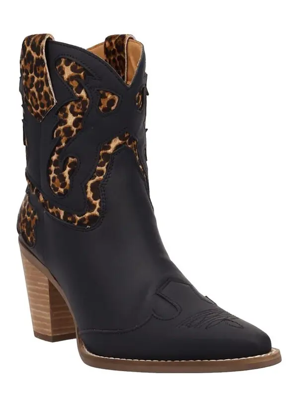 DINGO Run Wild Animal Print Western Boot - Leopard