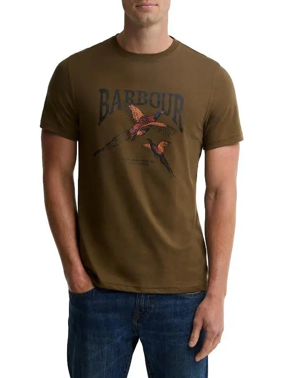 Barbour Pheasant Graphic T-shirt - Beech