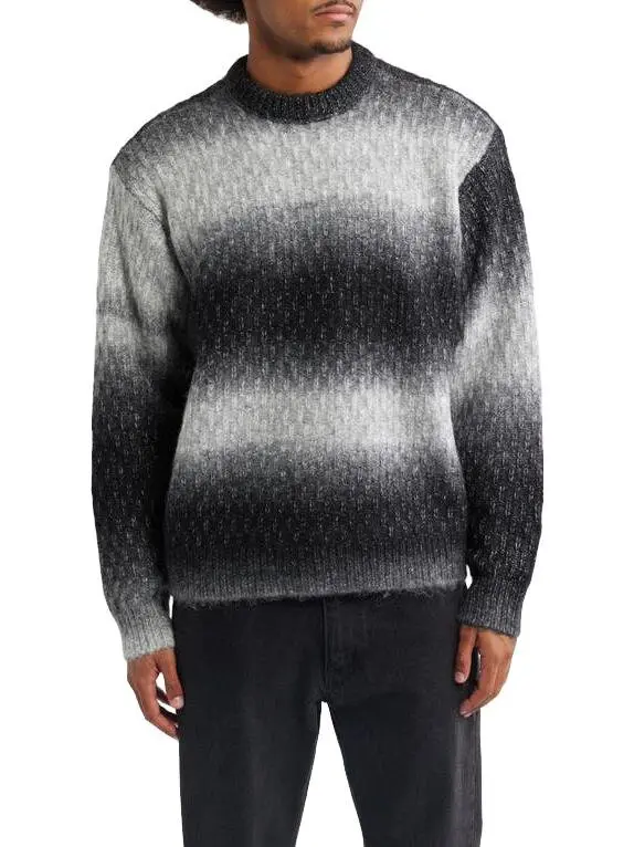 Obey Haze Gradient Sweater - Black Multi