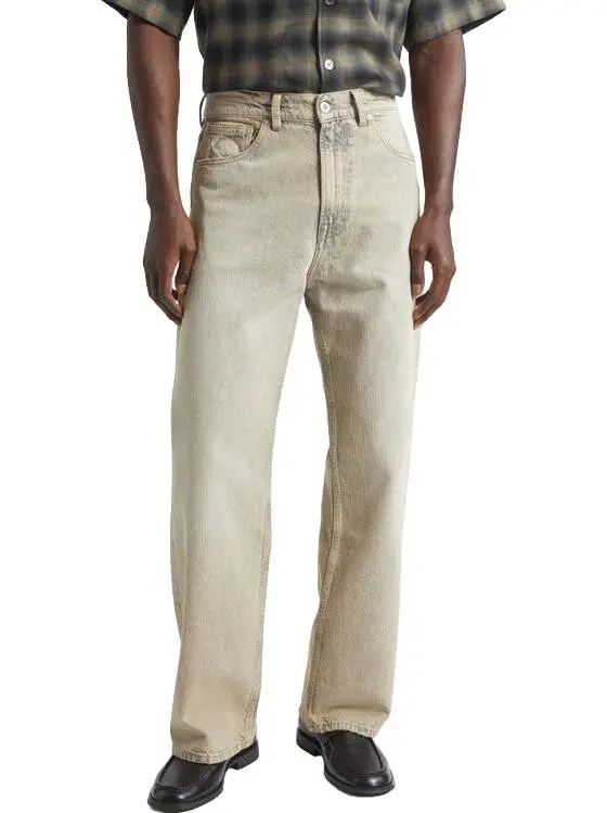 Our Legacy Third Cut Wide Straight Leg Jeans - Wolfpack Wash
