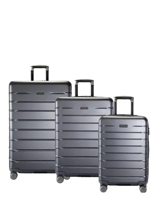 RICARDO BEVERLY HILLS Santa Rosa Hardside Expandable 3 Piece Set - Graphite