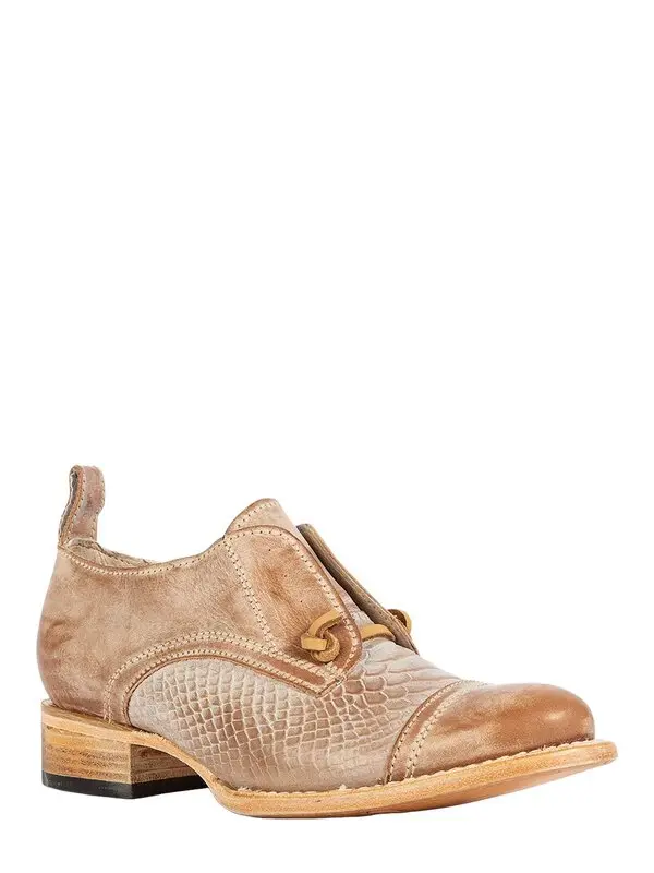 FREEBIRD Mabel Leather Shoe - Taupe Multi