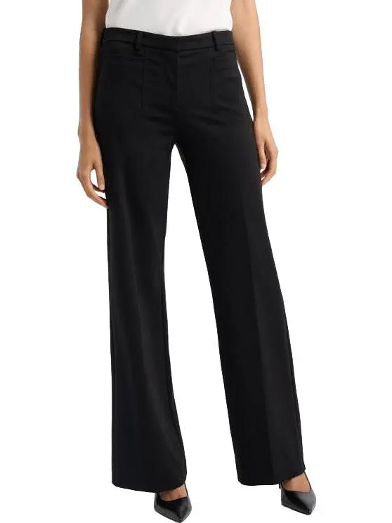 Kobi Halperin Reese High Waist Wide Leg Pants - Black