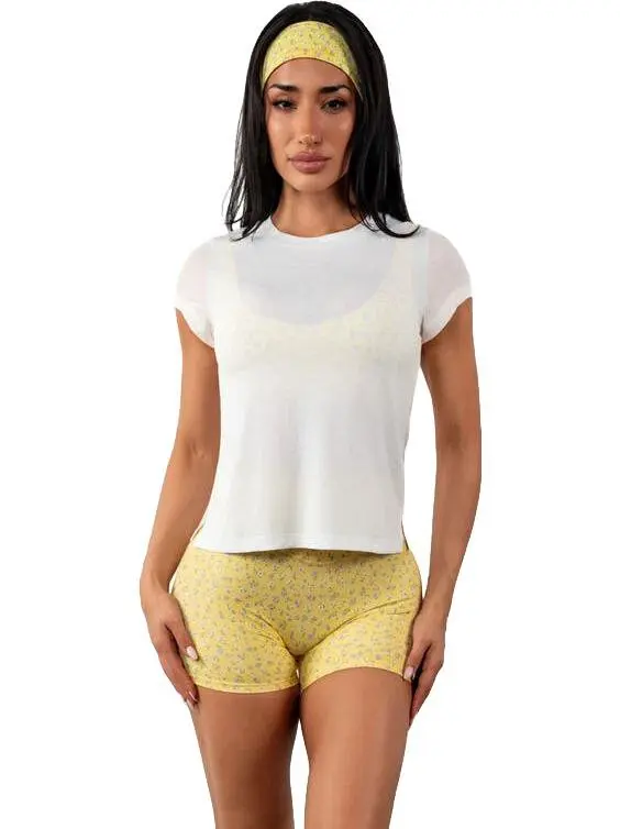 VITALITY Flow Simple Tee - Snow