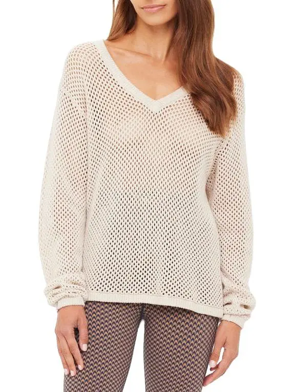 The Upside Josephine Organic Cotton Mesh Sweater - Natural
