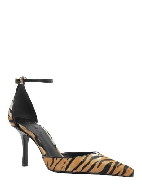 Schutz Jenny Pointed Toe Pump - Leopard Print