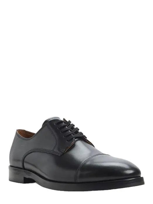 Brooks Brothers Clarkson Leather Cap Toe Derby - Black