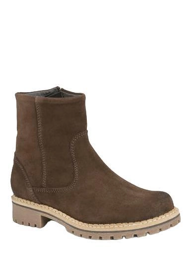 CELTIC & CO. Waterproof Suede Ankle Boots - Chocolate