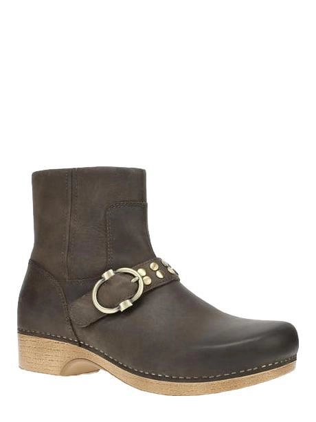 Dansko Baylin Leather Bootie - Mushroom
