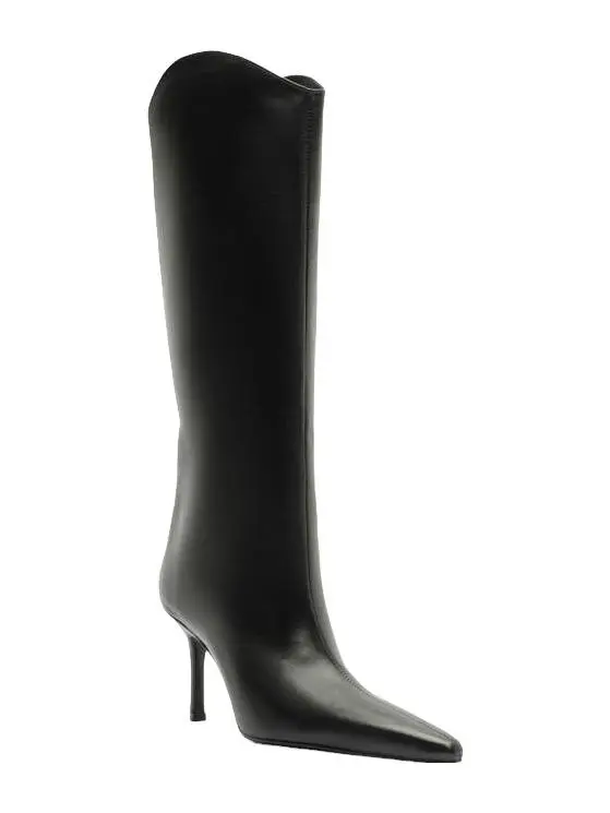 Schutz Mary Ellen Knee High Boot - Black
