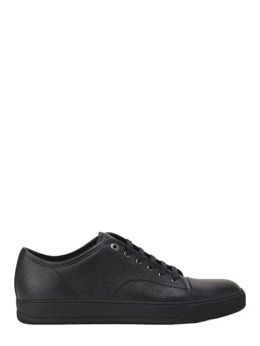LANVIN Dbb1 Sneakers In Nappa And Grained Leather - Black