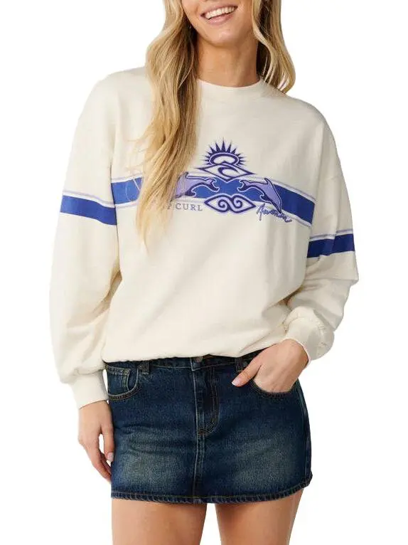 Rip Curl Archive Dolphin Sweatshirt - Bone