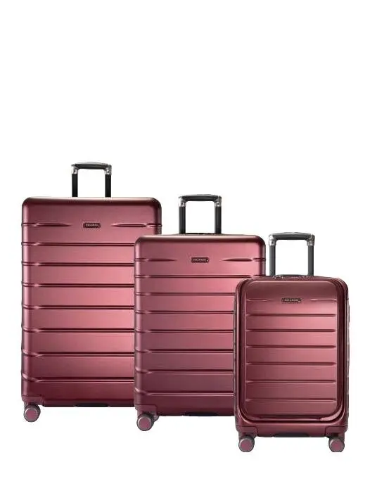 RICARDO BEVERLY HILLS Santa Rosa Hardside Expandable 3 Piece Set - Merlot