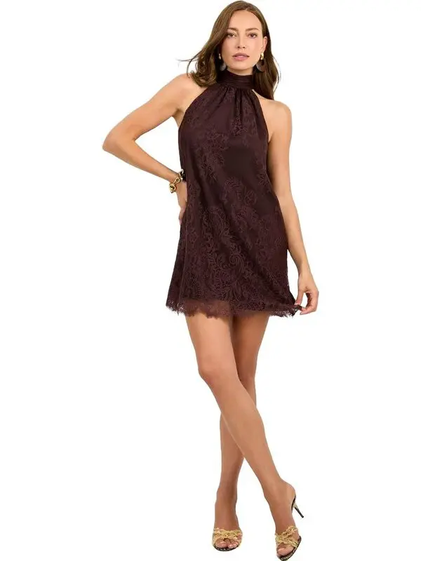 Trina Turk Zana Dress - Cioccolato
