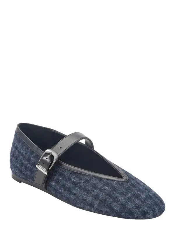 Marc Fisher Gorga Mary Jane Flat - Dark Blue