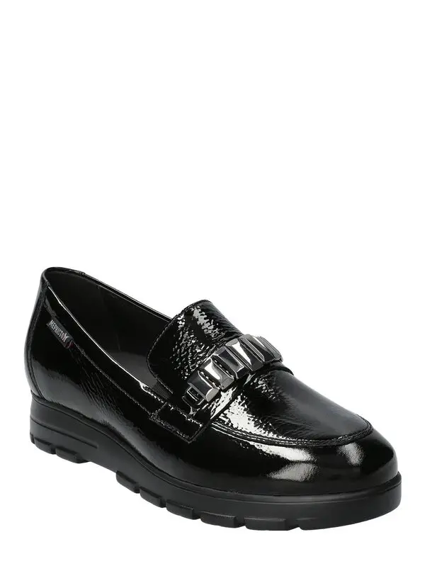 Mephisto Carlyne Leather Loafer - Black 1014n