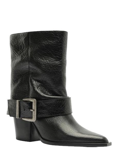 Schutz Parker Leather Boot - Black