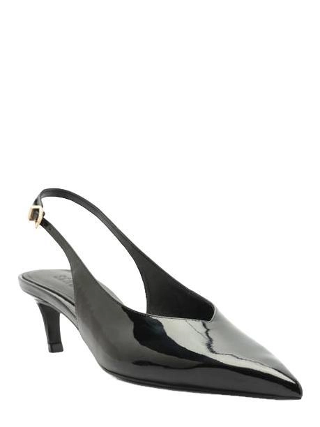 Schutz Alicia Leather Slingback Pump - Black