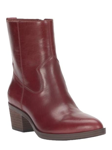 Lucky Brand Flara Leather Ankle Boots - Red 05
