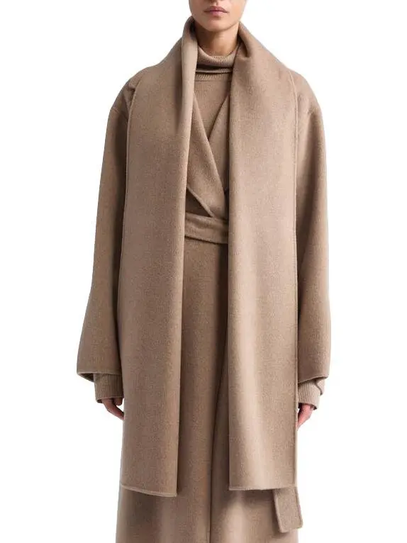 Max Mara Shawl Collar Coat - Clay
