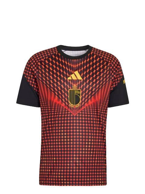 Adidas Belgium National Team 2026 Pre-match Training Jersey - Black