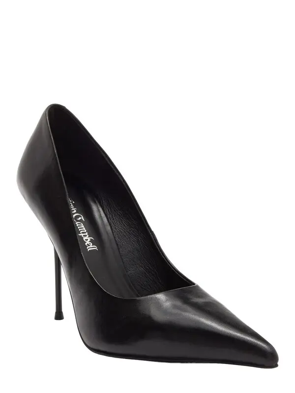 Jeffrey Campbell Pucker Pointed Toe Pump - Black