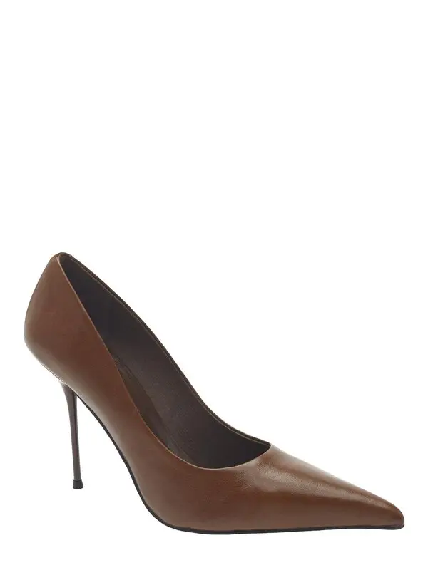 Jeffrey Campbell Pucker Pointed Toe Pump - Brown