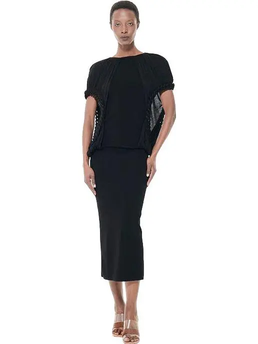 LEEM Knit Pencil Skirt - Black