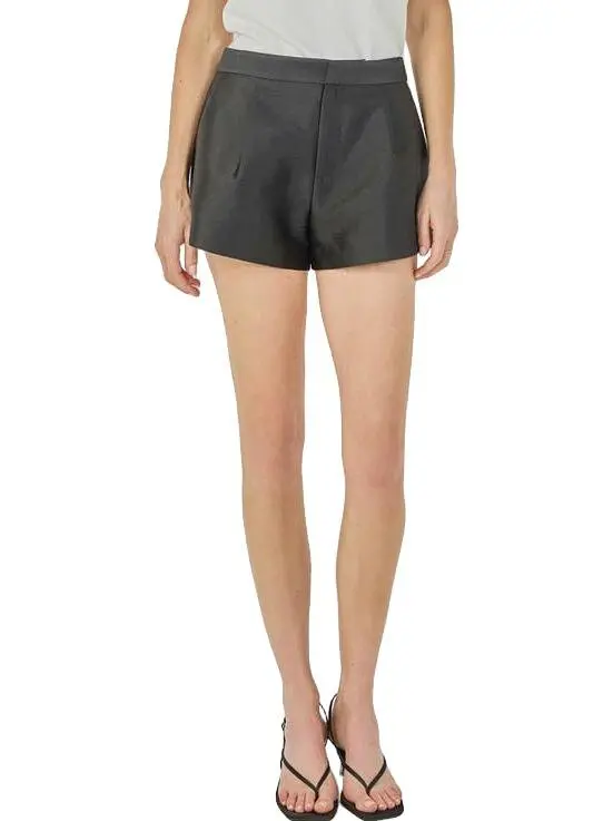Endless Rose Wide Leg Shorts - Black