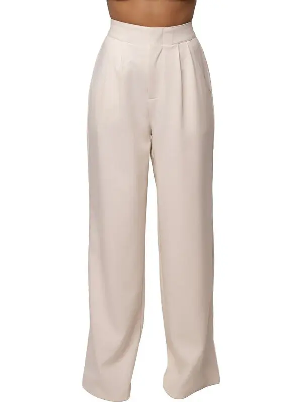 JLUXLABEL Always Ready Tailored Trouser - Ivory