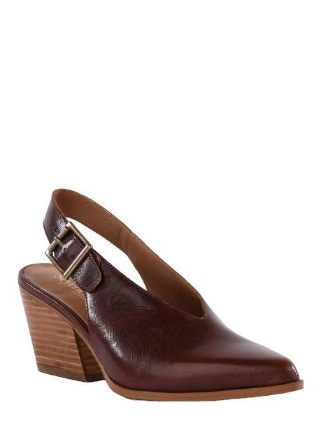 Seychelles Baby Faced Ii Pointed Toe Slingback Pump - Chestnut